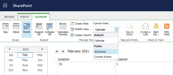 Enable modern experience for SharePoint Online events lists – Yves ...